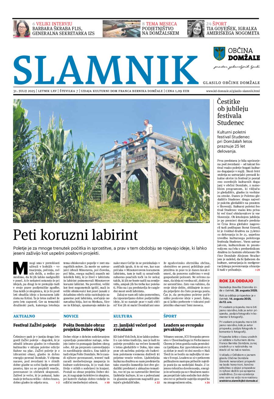 Slamnik št. 7 - domzale.si