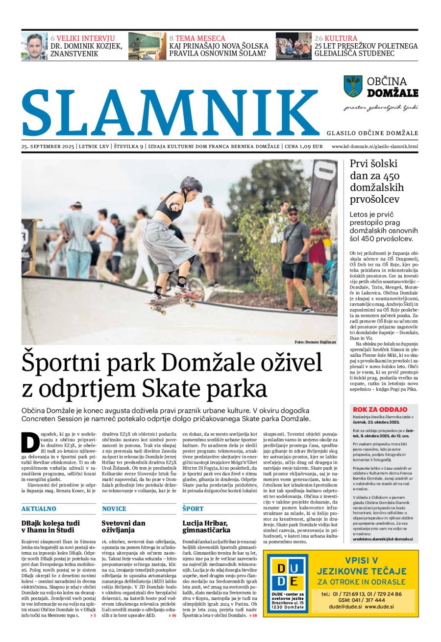 Slamnik št. 9 - domzale.si